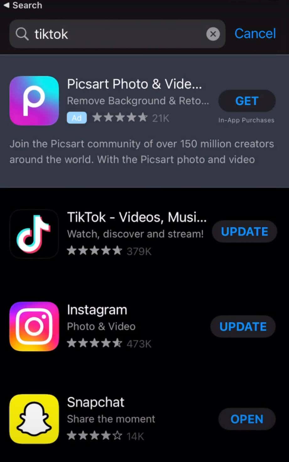 Atualizando O Tiktok Nos Seus Dispositivos